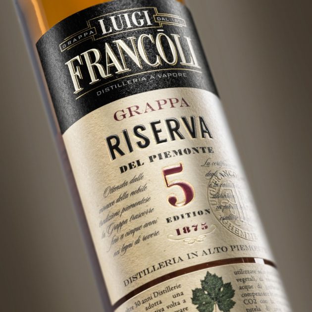 GRAPPA Luigi Francoli RISERVA 5 - 700ml - CasaFrancoli